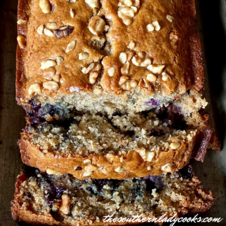 BLUEBERRY GINGER BREAD - The Southern Lady Cooks