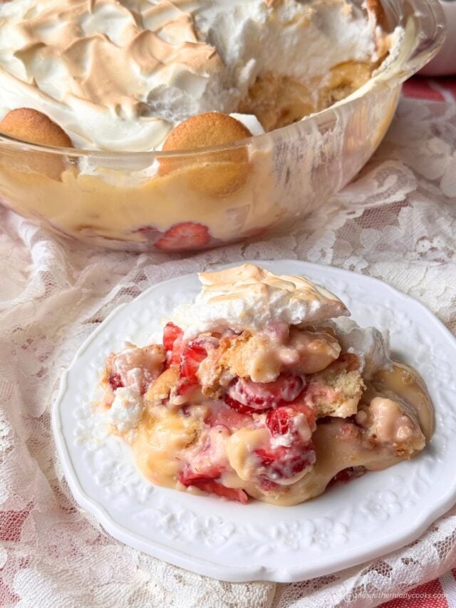 STRAWBERRY PUDDING - The Southern Lady Cooks