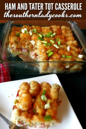 TATER TOT CASSEROLE - The Southern Lady Cooks