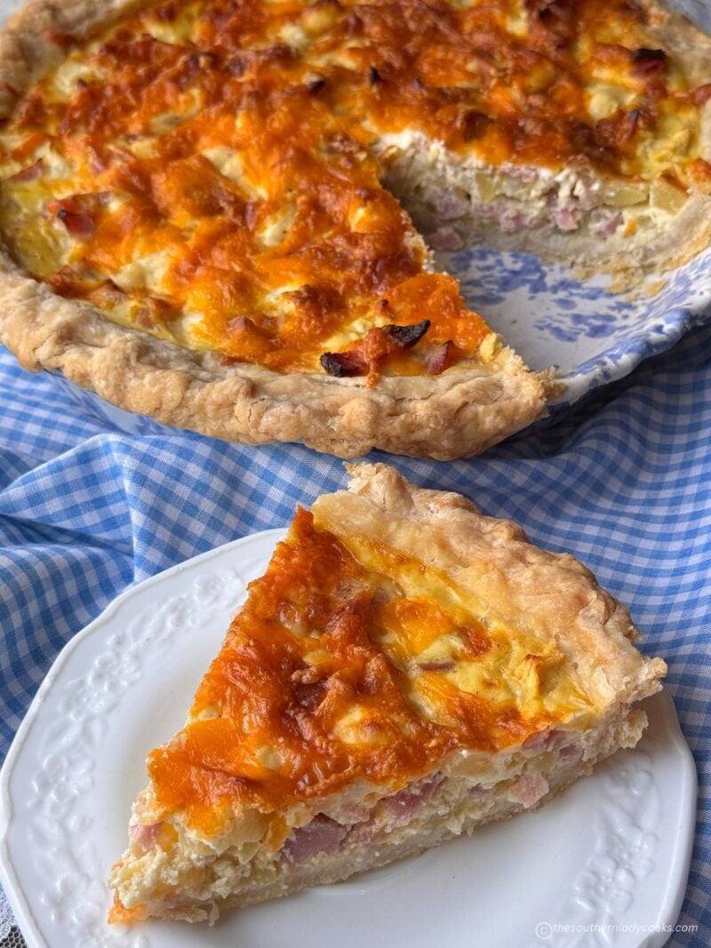 CHEESE QUICHE - Ham and Apple - Keebys