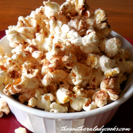 CINNAMON POPCORN - The Southern Lady Cooks