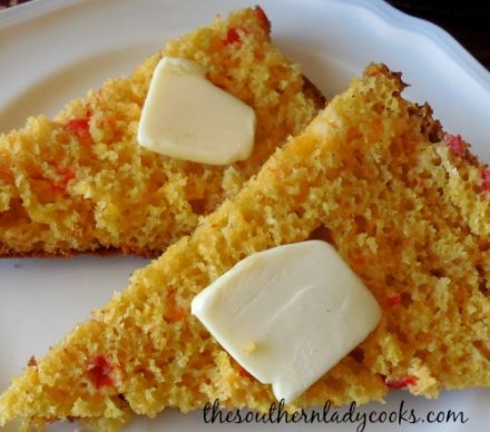 PIMENTO CHEESE CORNBREAD - The Southern Lady Cooks