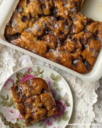 CINNAMON FLOP CAKE - The Southern Lady Cooks
