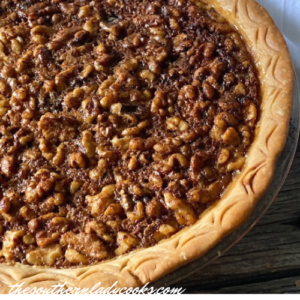 WALNUT MAPLE PIE - The Southern Lady Cooks