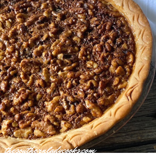 WALNUT MAPLE PIE - The Southern Lady Cooks