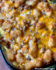 TATER TOT SAUSAGE CASSEROLE - The Southern Lady Cooks