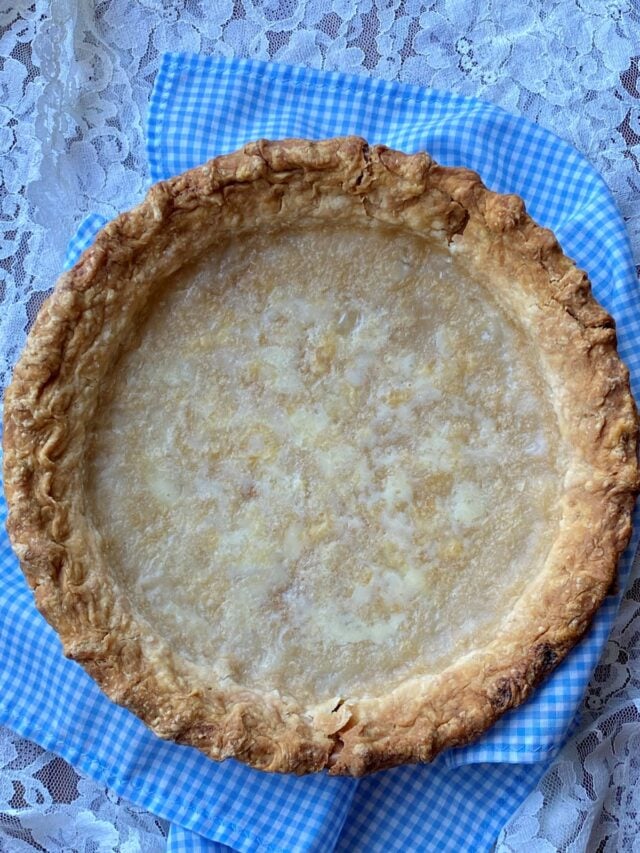 OLD FASHIONED WATER PIE - The Southern Lady Cooks