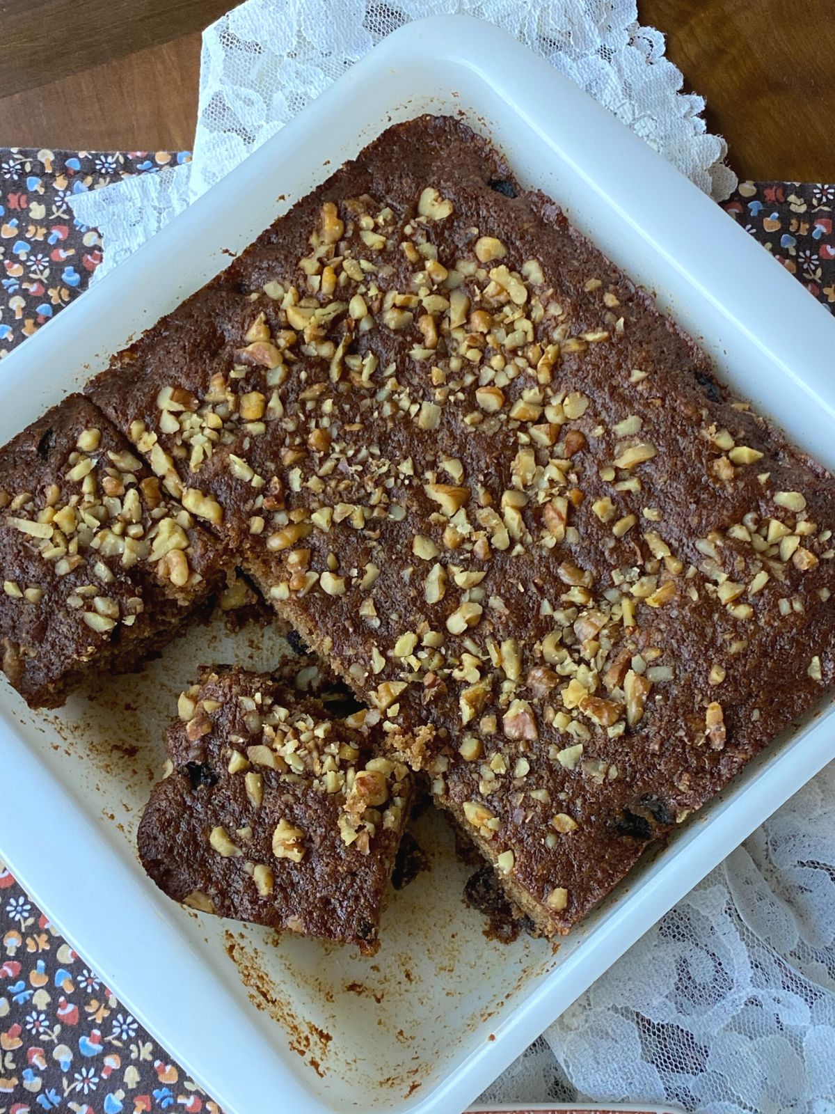 APPLE BUTTER SNACK CAKE - The Southern Lady Cooks