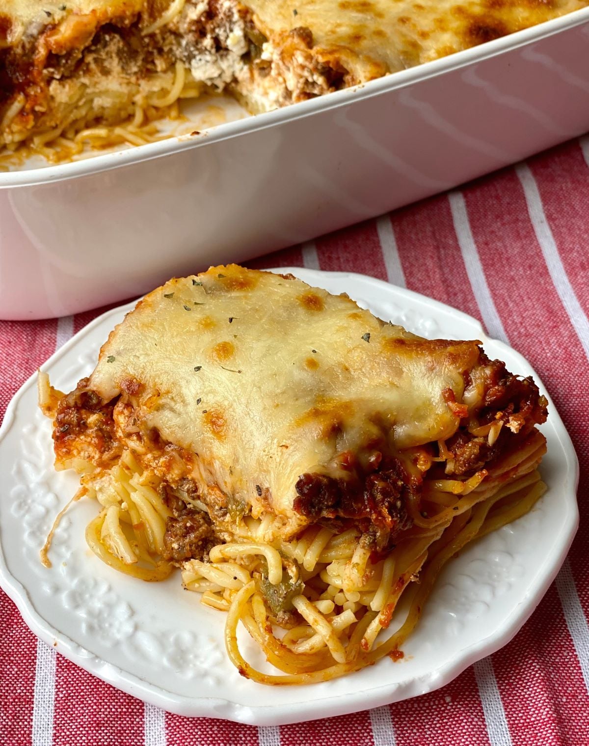 BAKED SPAGHETTI - The Southern Lady Cooks - PrimoReview