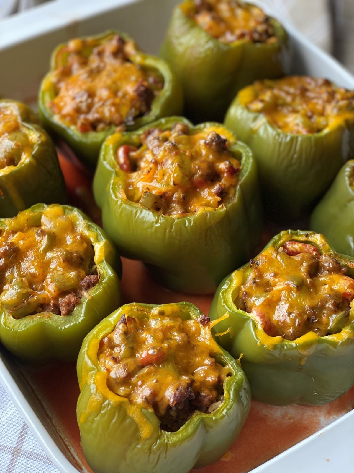 STUFFED GREEN PEPPERS - The Southern Lady Cooks