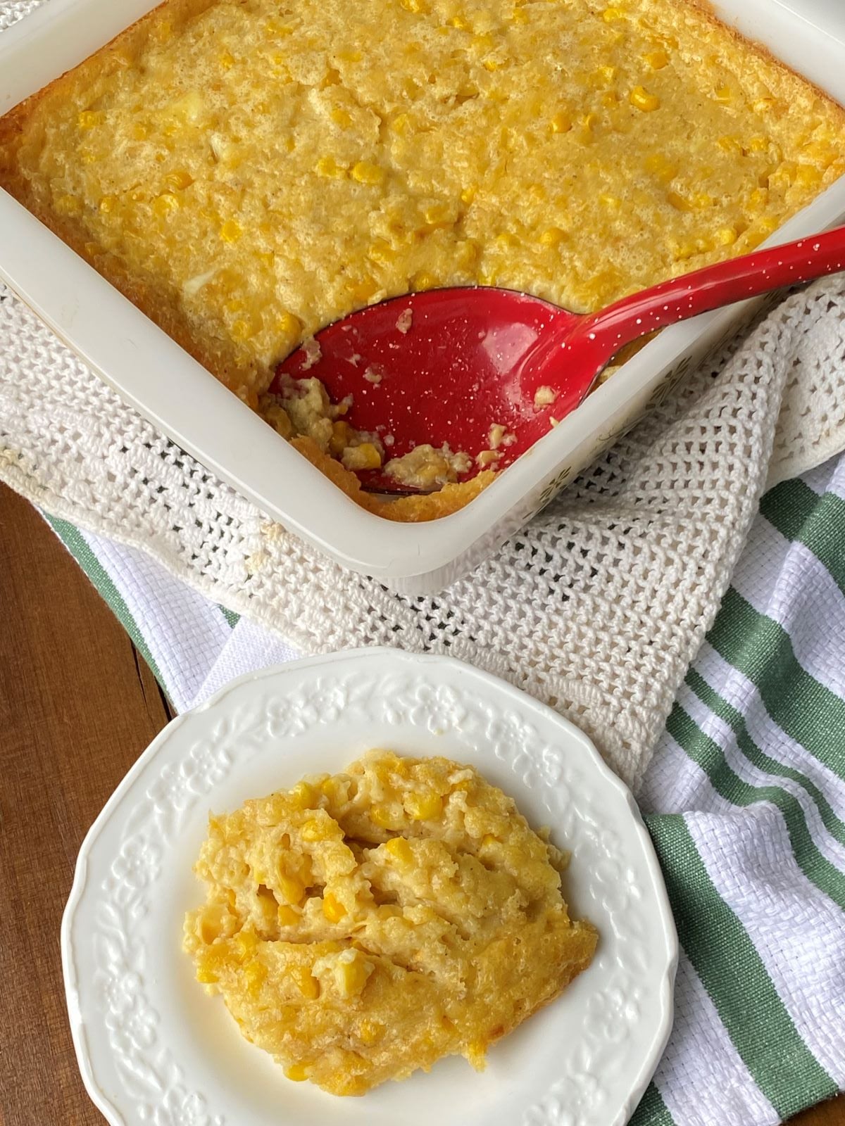 EASY CORN CASSEROLE - The Southern Lady Cooks