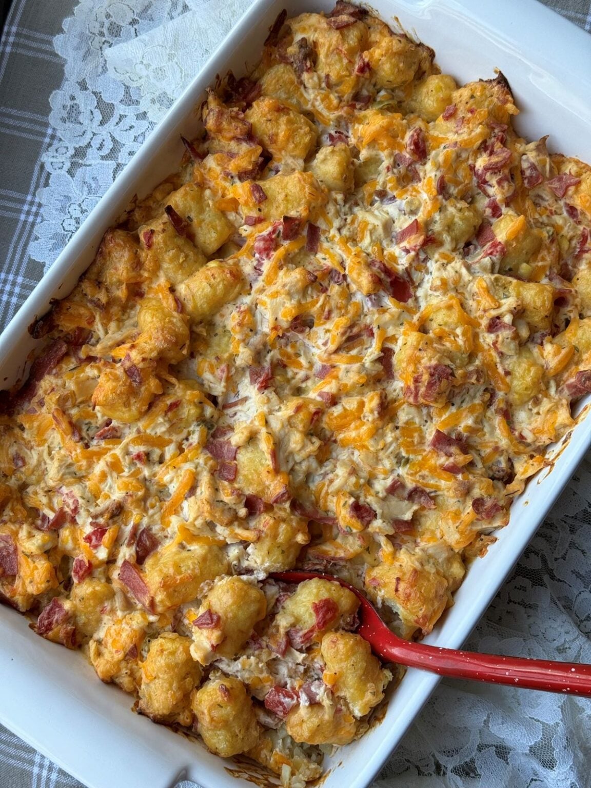 CHICKEN TATER TOT CASSEROLE - The Southern Lady Cooks