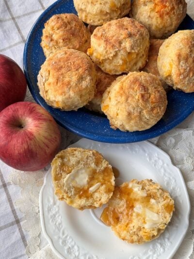 APPLE BISCUITS - The Southern Lady Cooks -Delicious with Honey