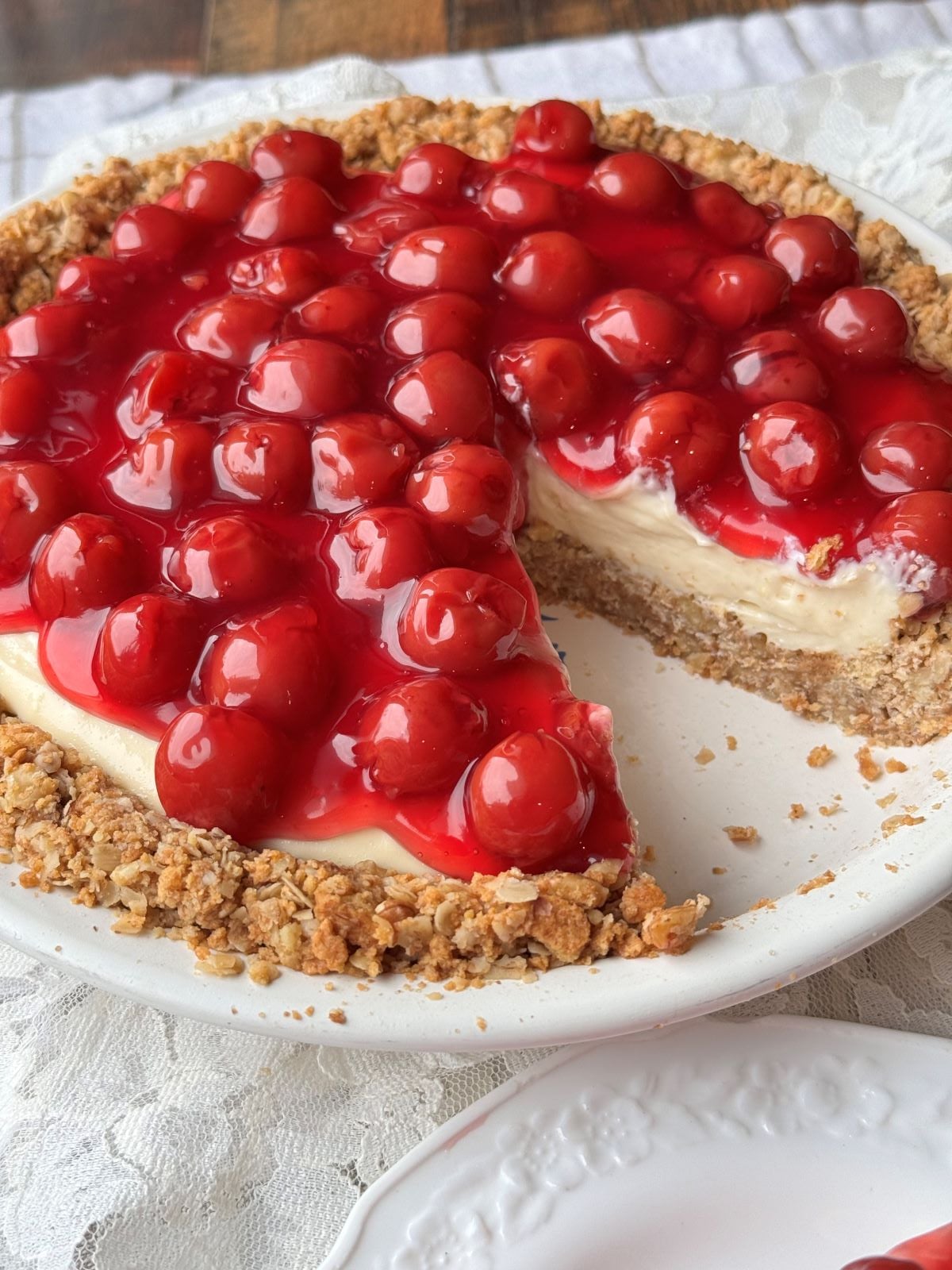NO BAKE CHERRY CHEESECAKE - The Southern Lady Cooks - ProductHubSpot