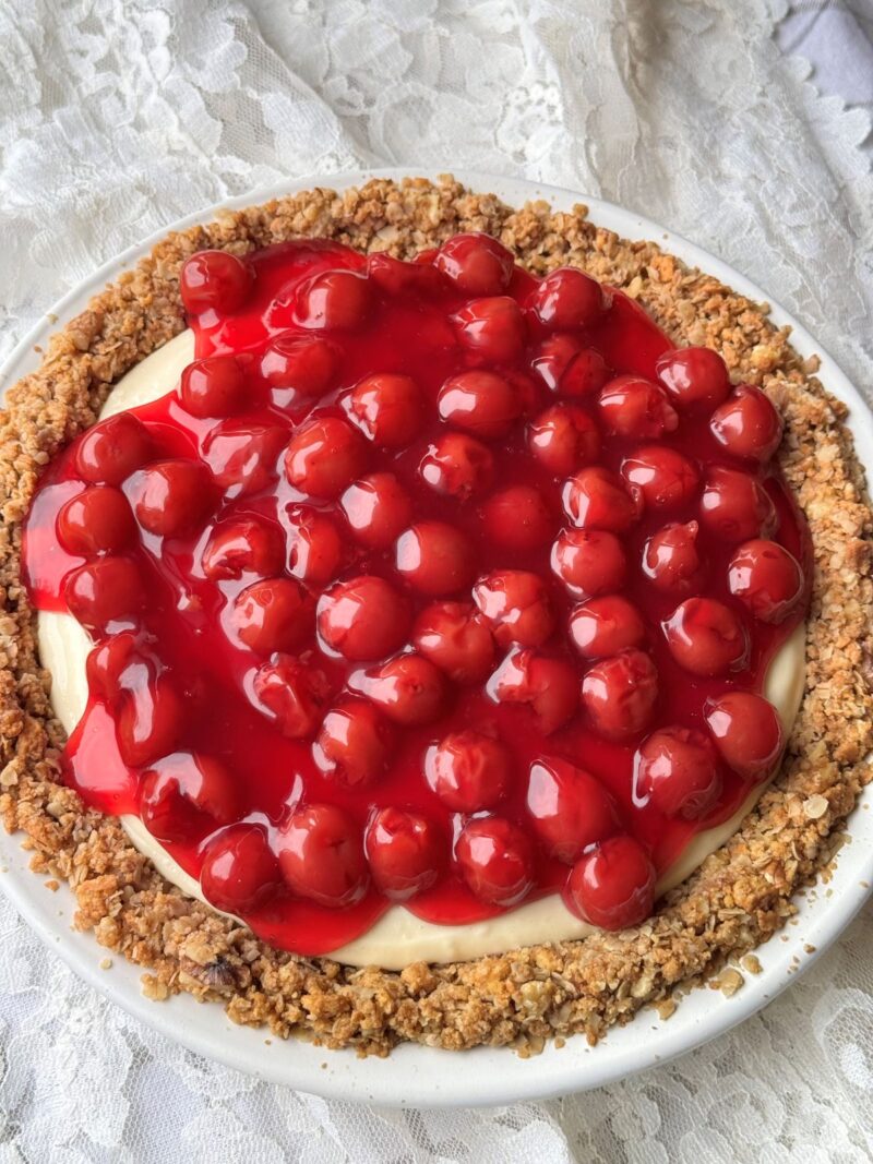 NO BAKE CHERRY CHEESECAKE - The Southern Lady Cooks - Dine Ca