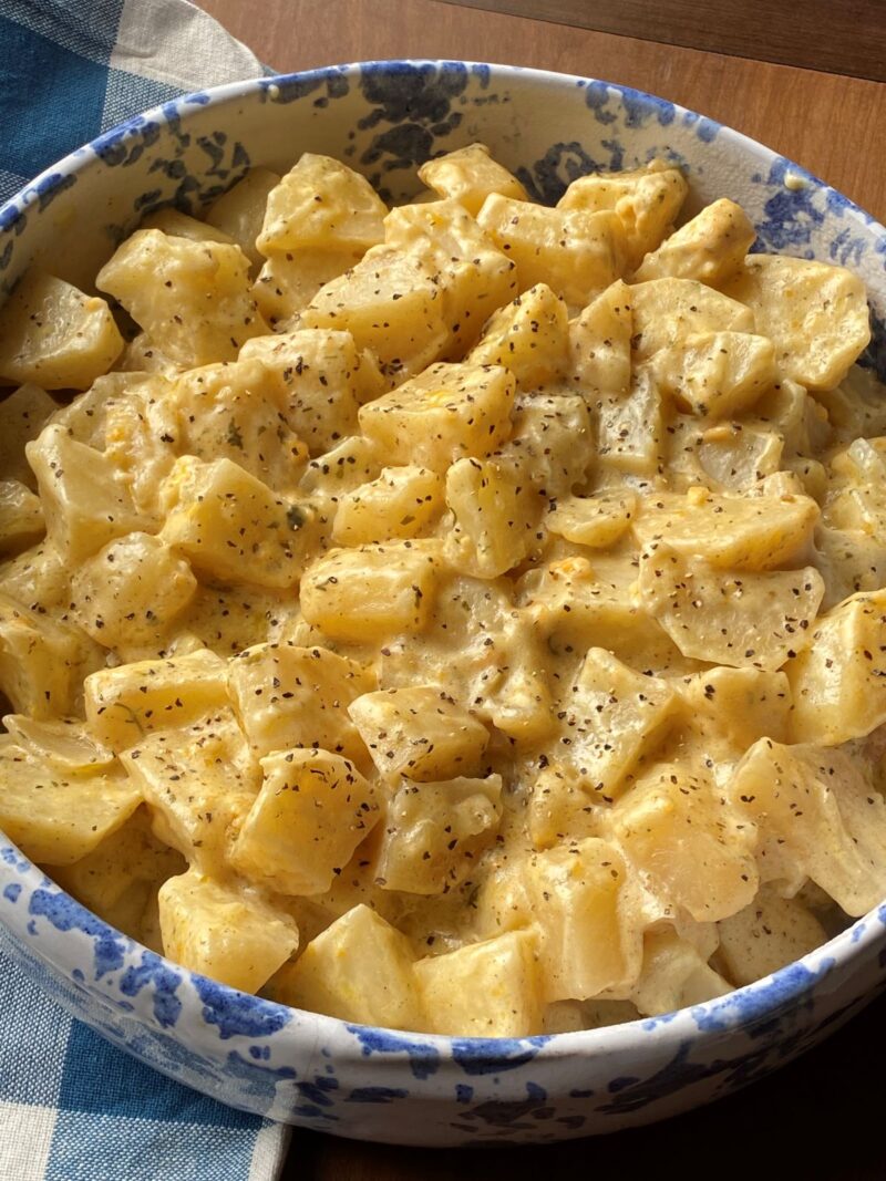 CROCKPOT CHEESY POTATOES - The Southern Lady Cooks