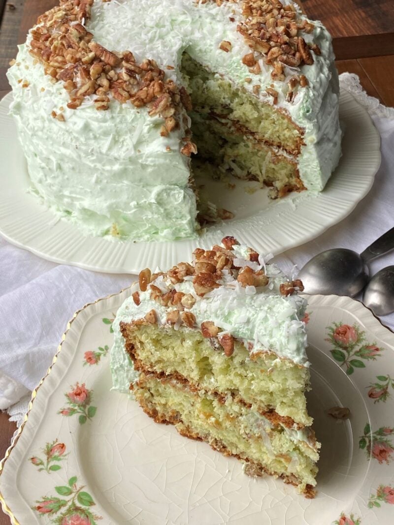 WATERGATE CAKE - VINTAGE RECIPE - The Southern Lady Cooks