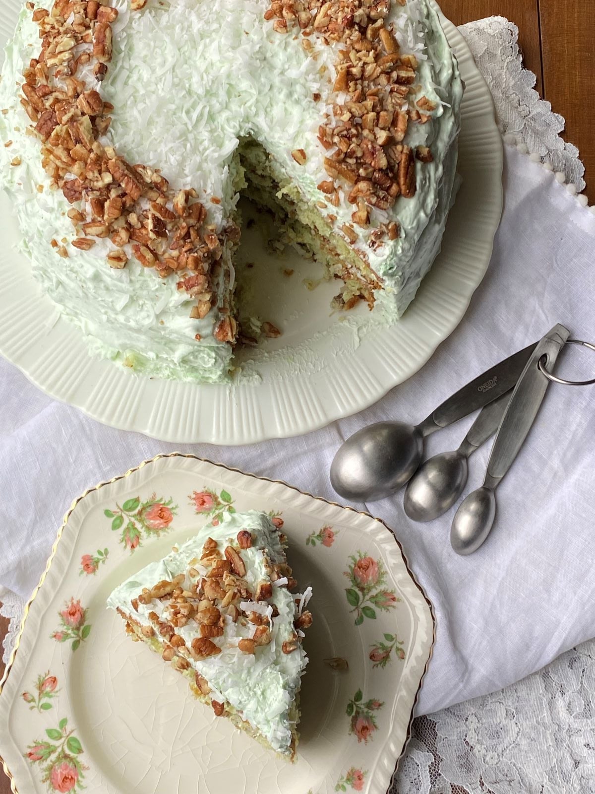 WATERGATE CAKE - VINTAGE RECIPE - The Southern Lady Cooks