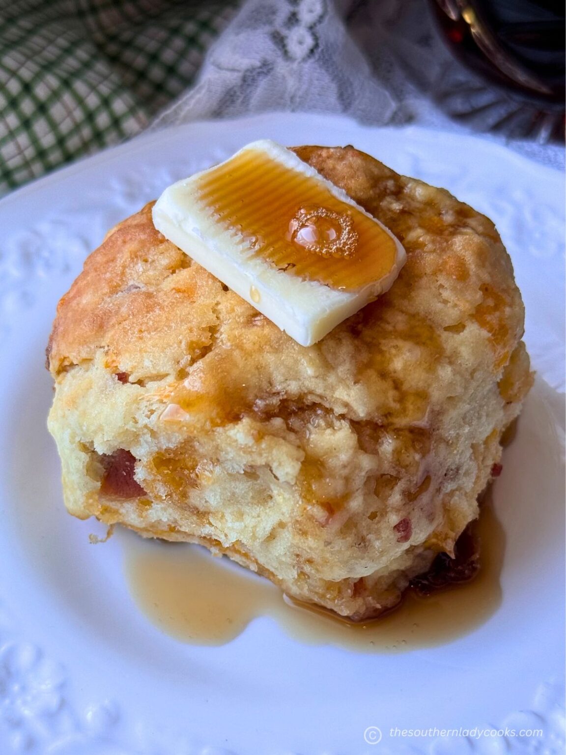 MAPLE BACON CHEDDAR BISCUITS - The Southern Lady Cooks