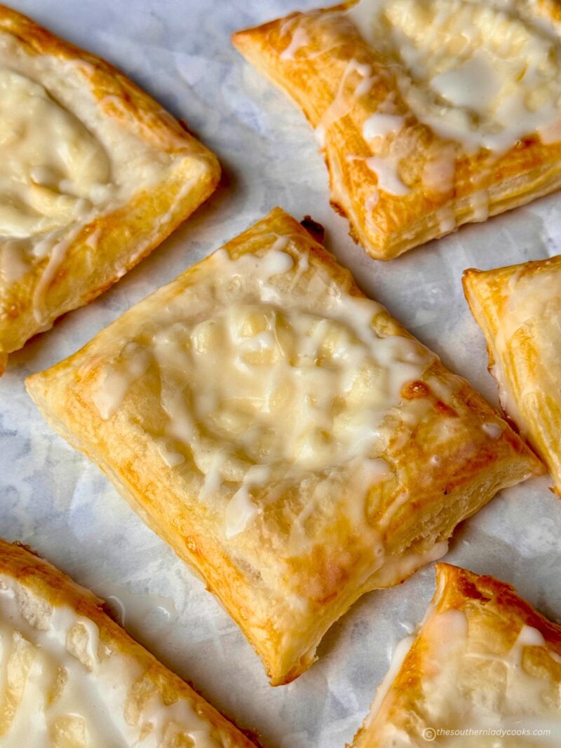 CREAM CHEESE PUFF PASTRY DANISHES - The Southern Lady Cooks
