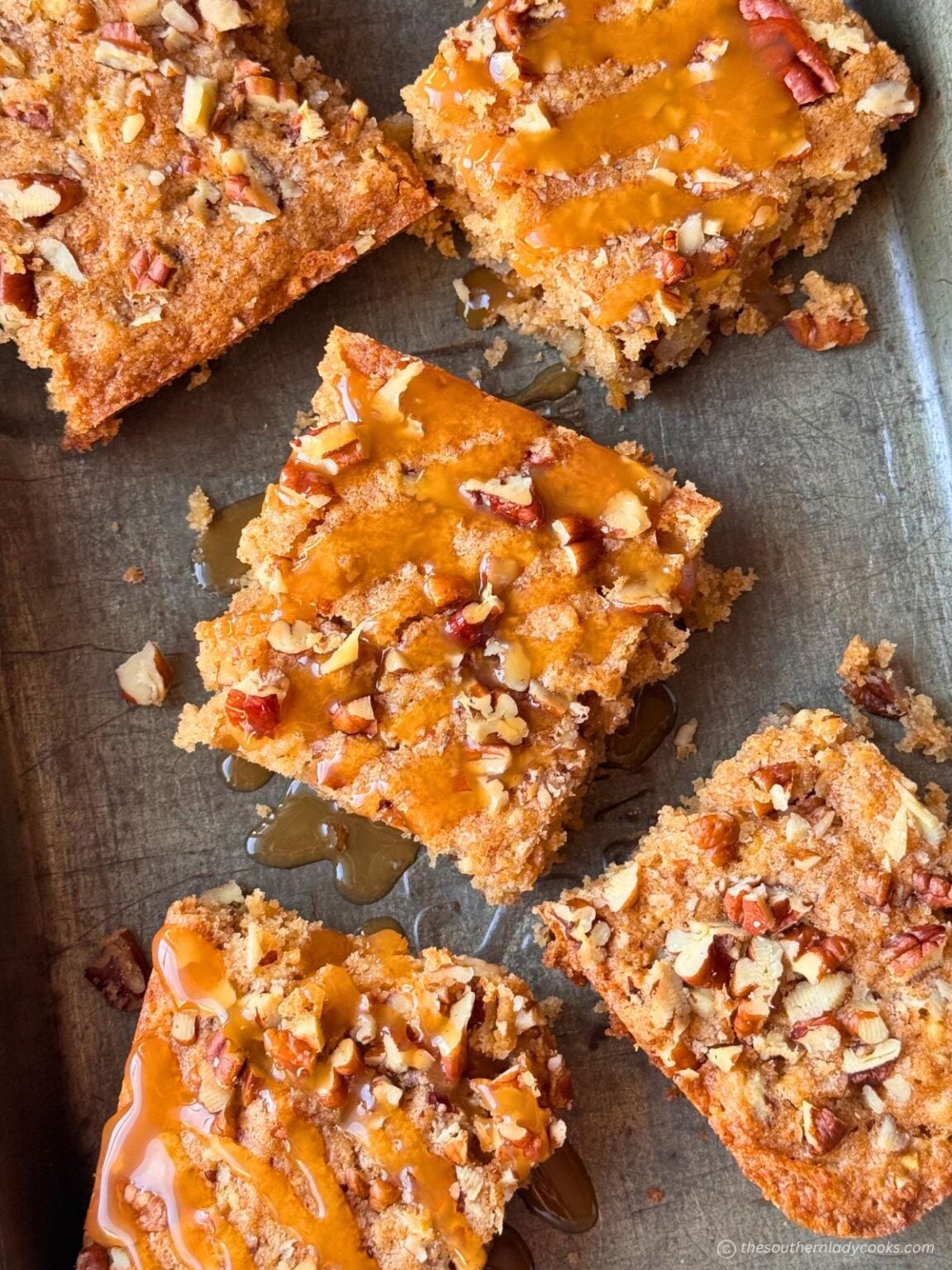 APPLE PECAN SQUARES - The Southern Lady Cooks