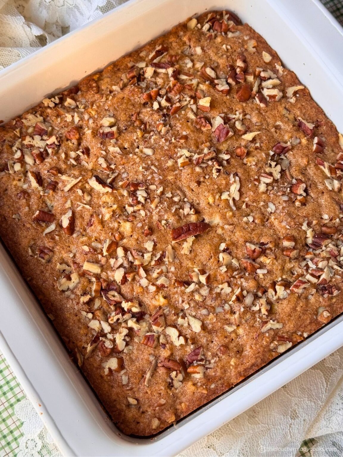 APPLE PECAN SQUARES - The Southern Lady Cooks